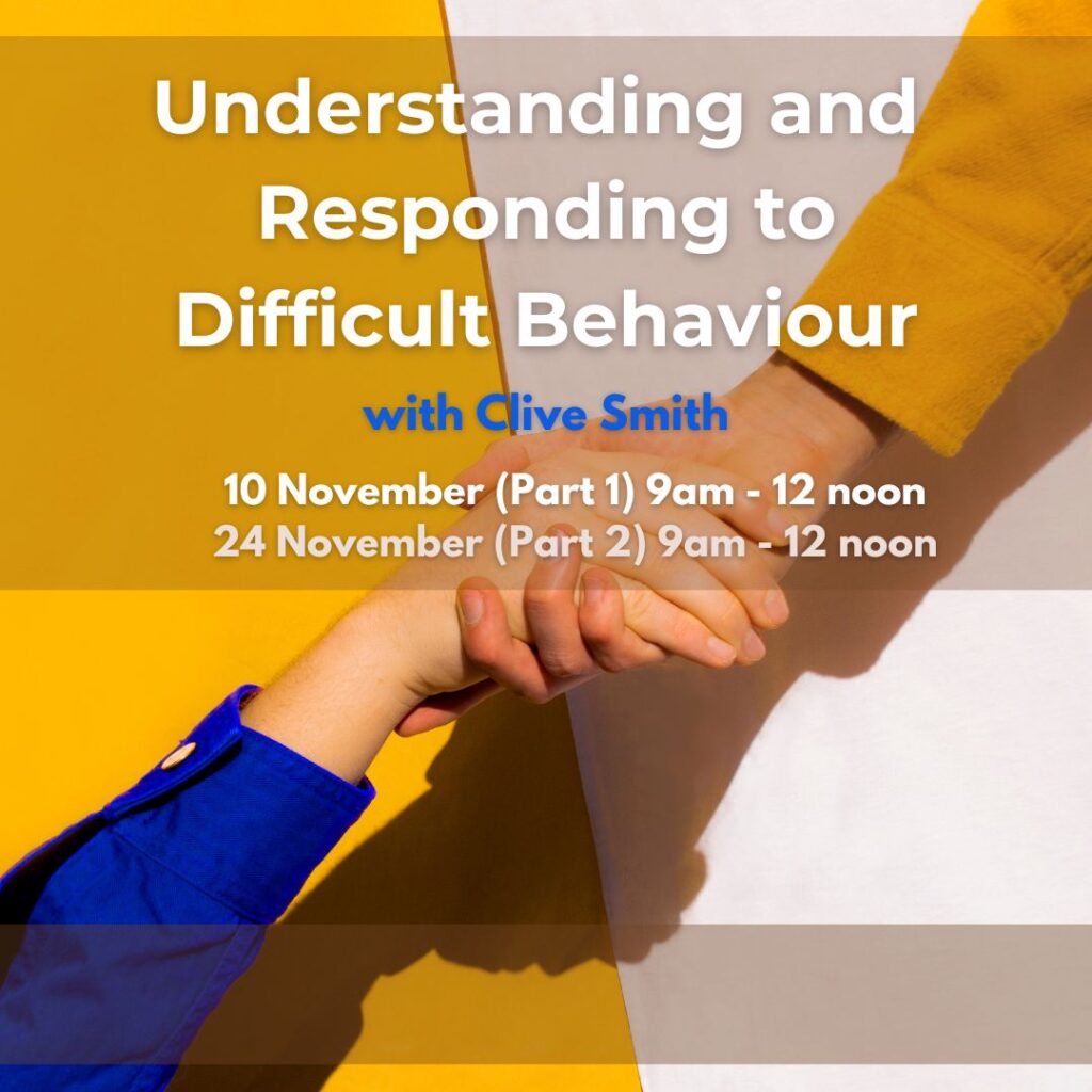 Understanding and responding to difficult behaviour - Hirstwood Training